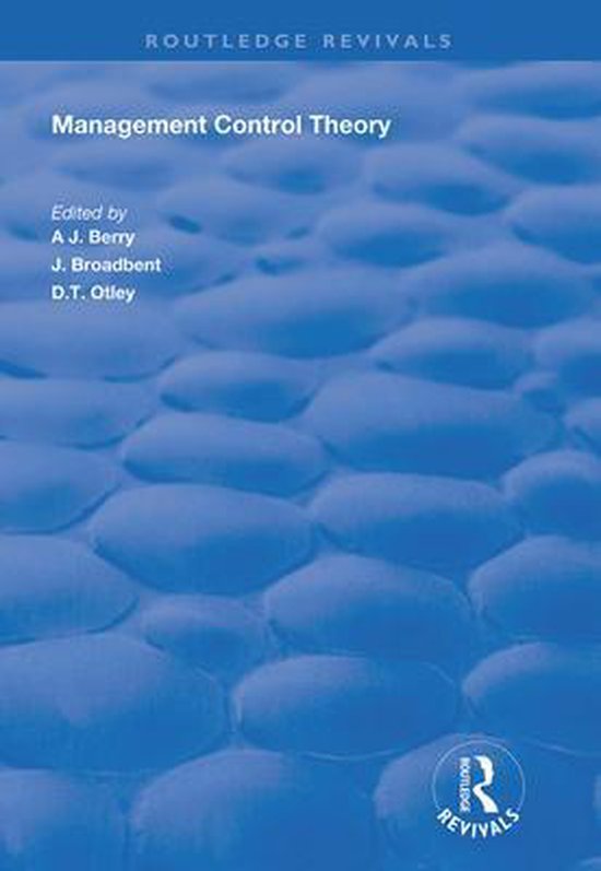 Management Control Theory | 9781138391703 | Boeken | bol.com