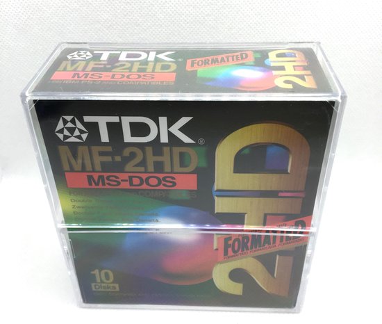 TDK MF-2HD ms-dos 10 x Floppy Disks | bol