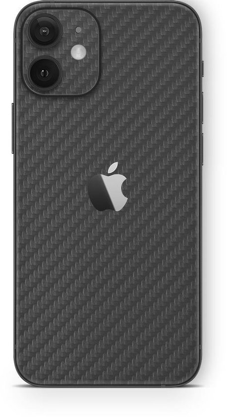 iPhone 12 Mini Skin Carbon Grijs - 3M Sticker | bol.com