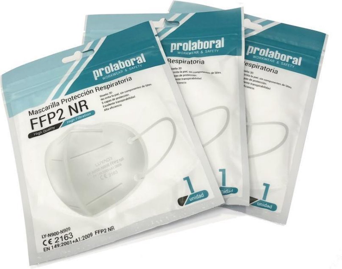 Mondmasker FFP2 NR - Mondkapjes wegwerp FFP2 NR | bol.com