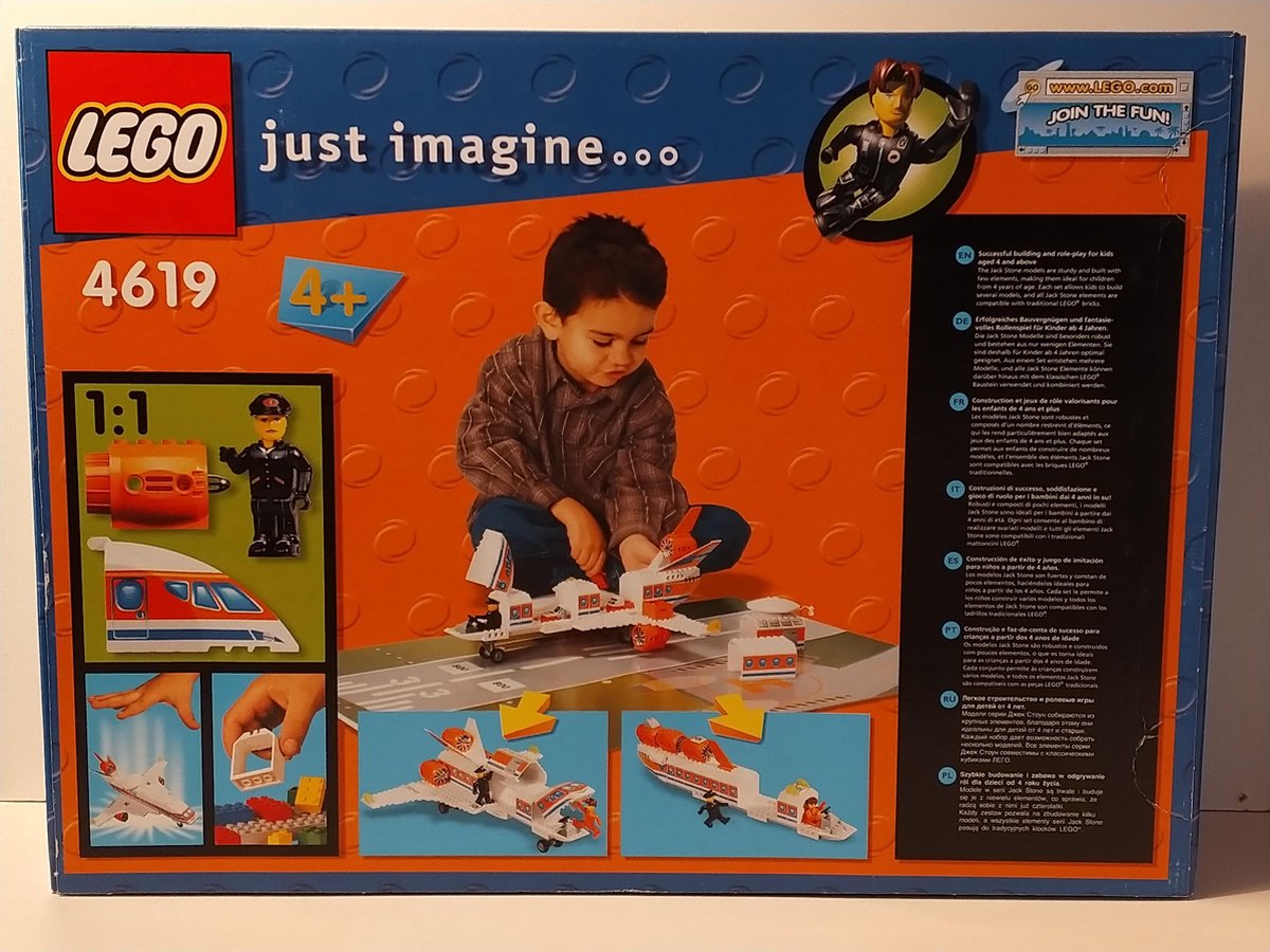 Lego 4619 - Jack Stone vliegtuig | bol.com