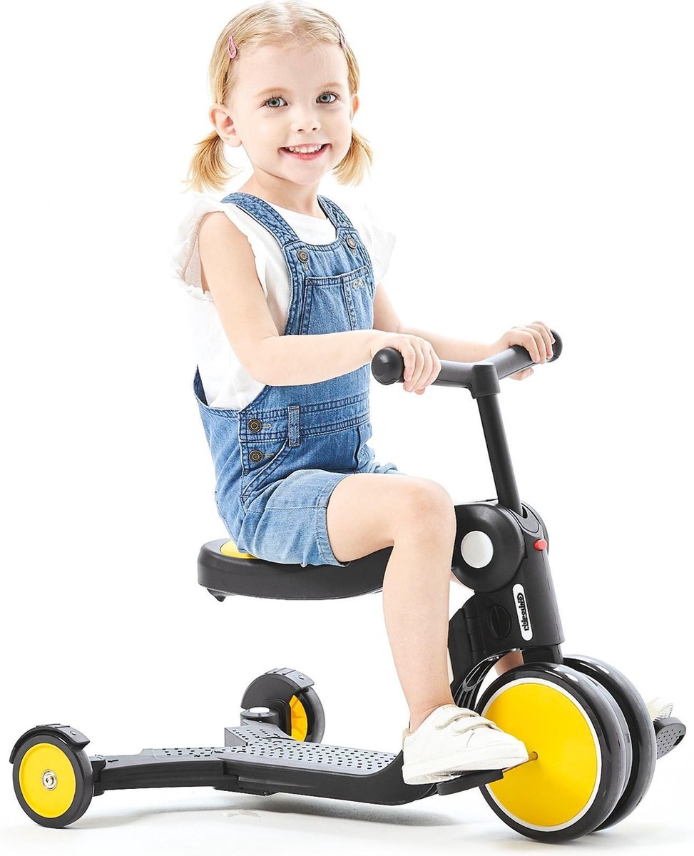 Loopfiets chipolino all ride 4 in 1 geel, van step, driewieler tot ...