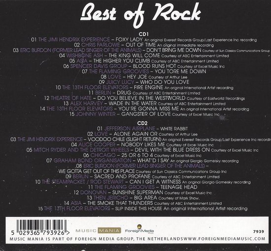 Best Of Rock, Various | CD (album) | Muziek | bol