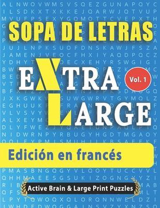 Sopa de Letras - Edición en francés, Active Minds & Large Prints ...