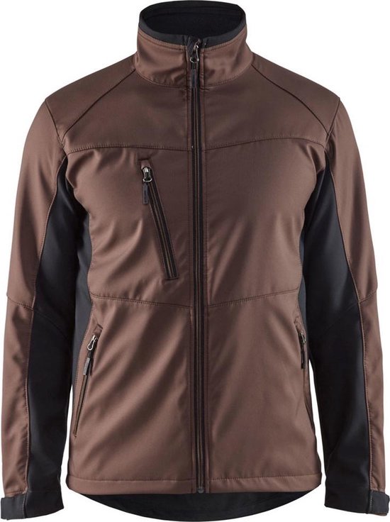 Blaklader 4950 Softshell Werkjas Bruin/Zwart | bol.com