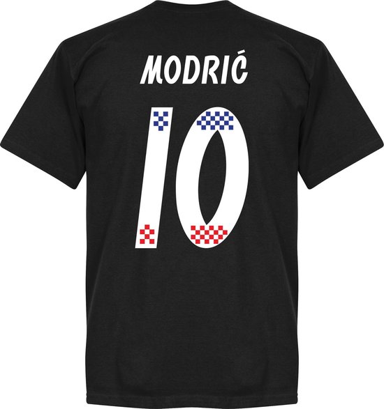 Modric Voetballer van het jaar 2018 T-Shirt - Zwart - XS | bol.com