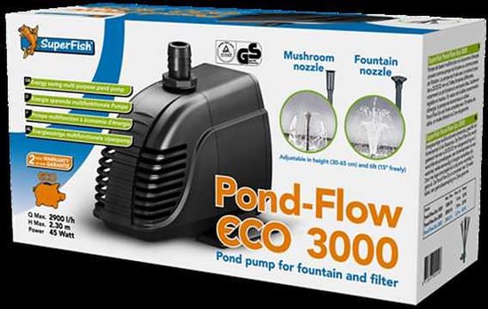 Vijverpomp - Pond Flow Eco 3000 - Superfis | bol