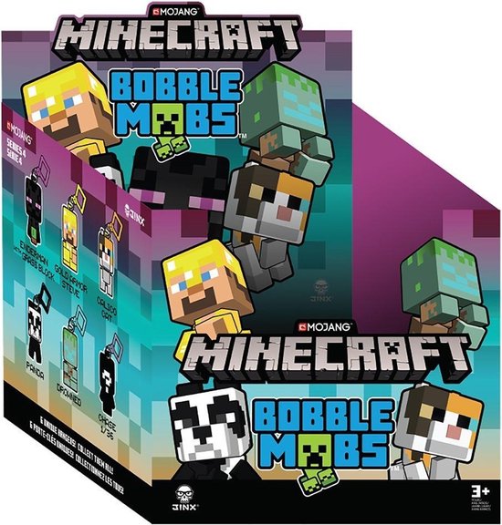 Minecraft: Bobble Mobs Blind Bag Series 4 - 18 Piece CDU | bol.com