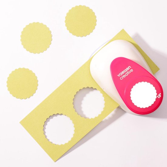 Vaessen Creative Pons - Cirkel met Sierrand - Formaat L | bol.com