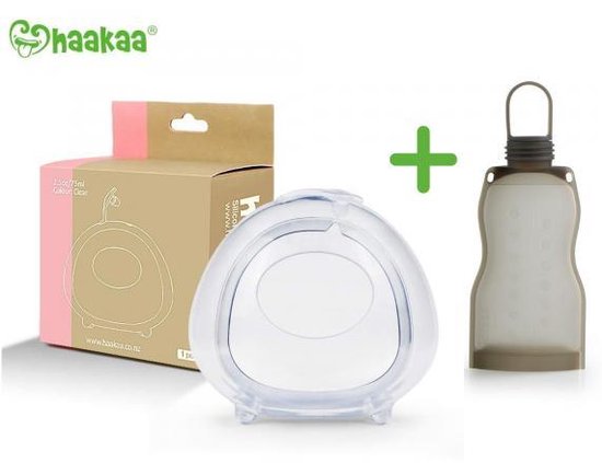 Haakaa Ladybug 75cl + Haakaa Siliconen Lait Haakaa Sacs de rangement ...