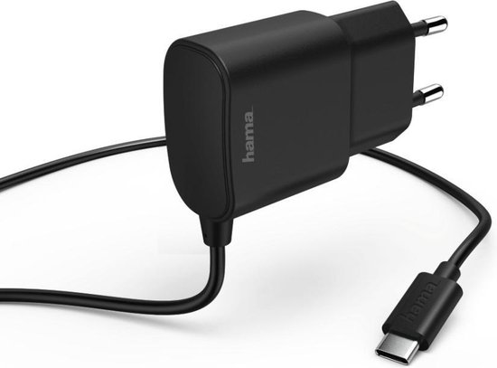 Hama Oplader, USB Type-C, 2,4 A, zwart | Games | bol.com