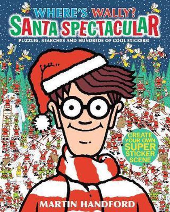 Where's Wally? Santa Spectacular Sticker Activity Book, Handford Martin ...