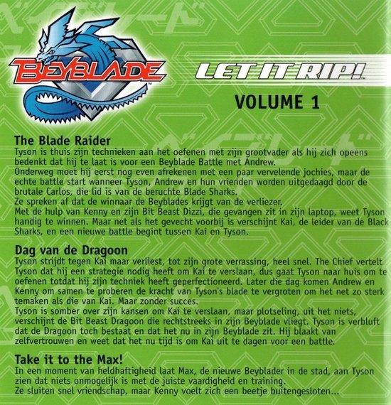 Beyblade - Let it Rip 1 (Dvd) | Dvd's | bol.com