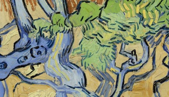 Vincent van Gogh, Tree Roots, 1890 sur toile, les dimensions de ce ...