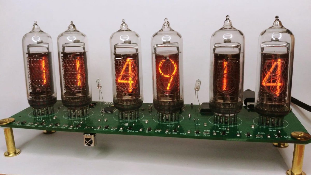 Nixie Klok IN-14 6 Buis Tube Afstandsbediening | bol