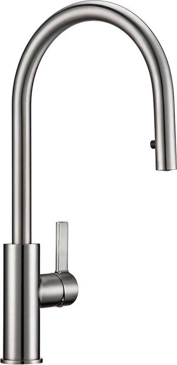 RVS keukenkraan met uittrekbare sproeikop – Blackline TS- Complete set- RVS- Mengkraan | bol.com