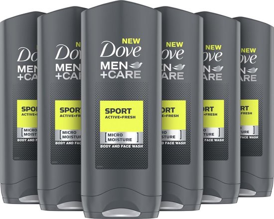 Dove Men+Care Sport Active Fresh - 6 x 250 ml - Voordeelverpakking ...