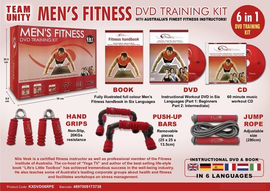 MEN'S FITNESS Training Kit 6 in 1 | bol