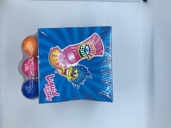 Liquid candy- Roller ball vloeibaar snoep- aardbei-cola-bosbessen-... | bol