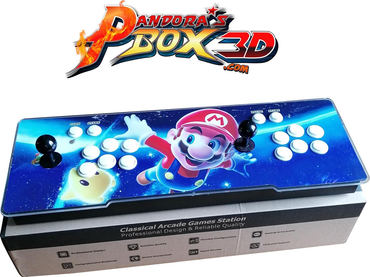 bol.com | Pandora's Box 3D Wifi + 64 GB 4118 Games (160*3D + 4028 2D ...