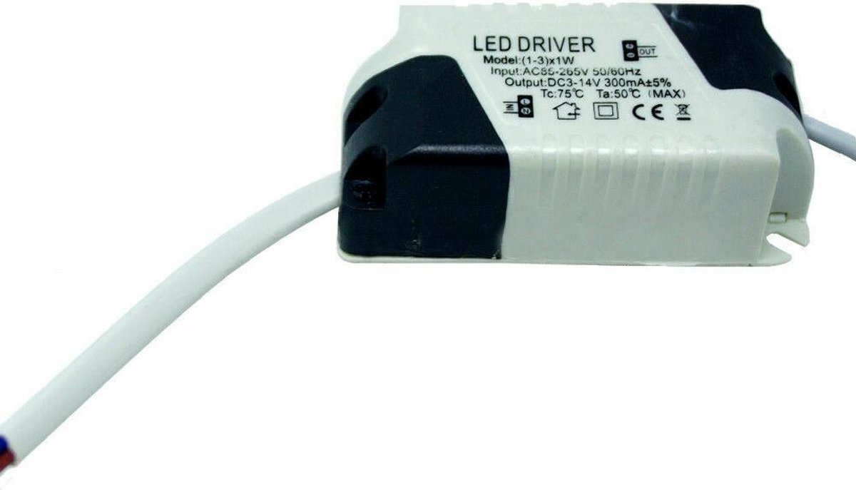 AC-DC 85-265V transformator LED driver voeding transformator 3W | bol
