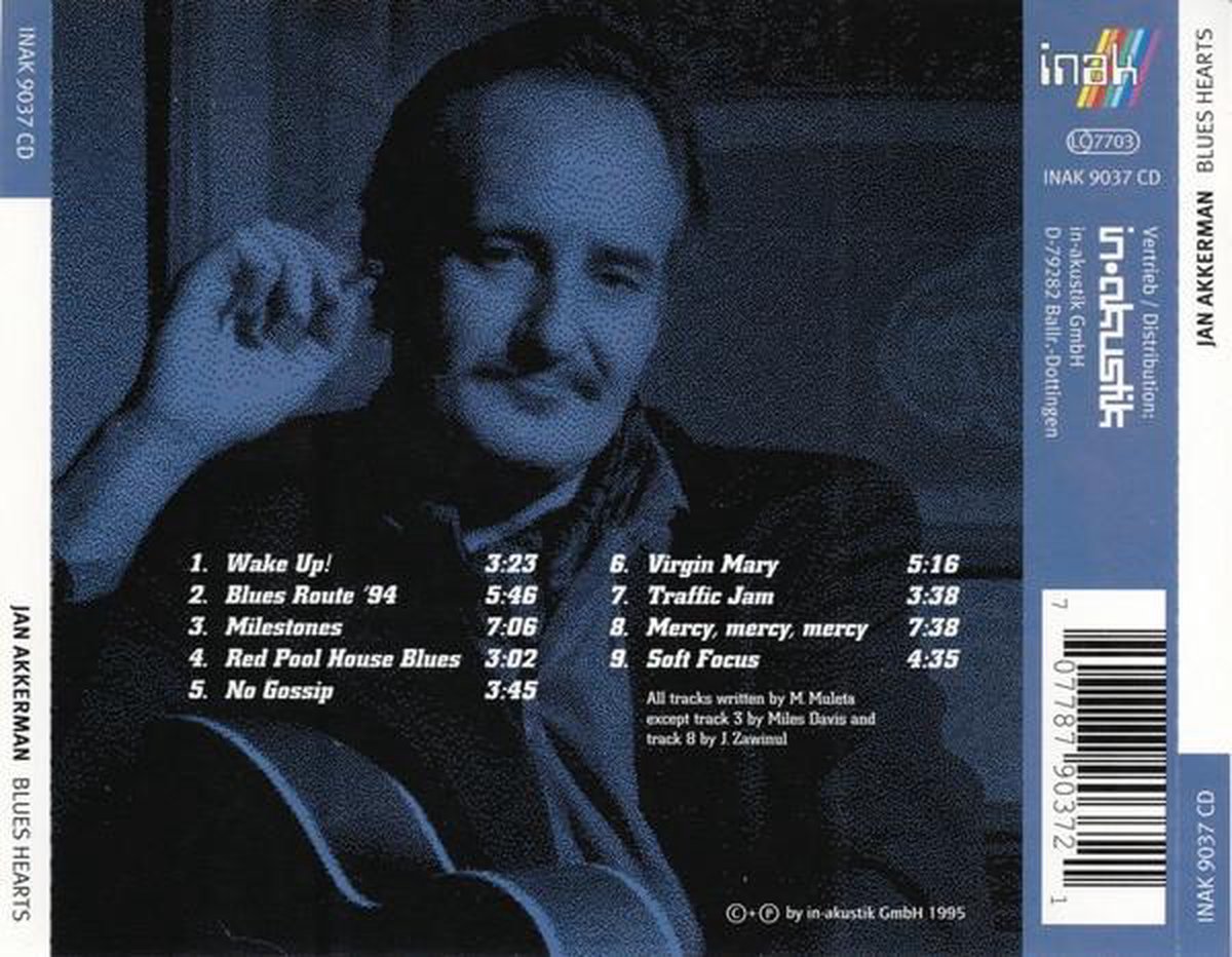 Blues Hearts, Jan Akkerman | CD (album) | Muziek | bol