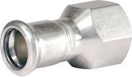 Bonfix Press - RVS 316 - perskoppeling - Schroefbus - 1/2" x 22 mm - lange binnendraad... | bol.com