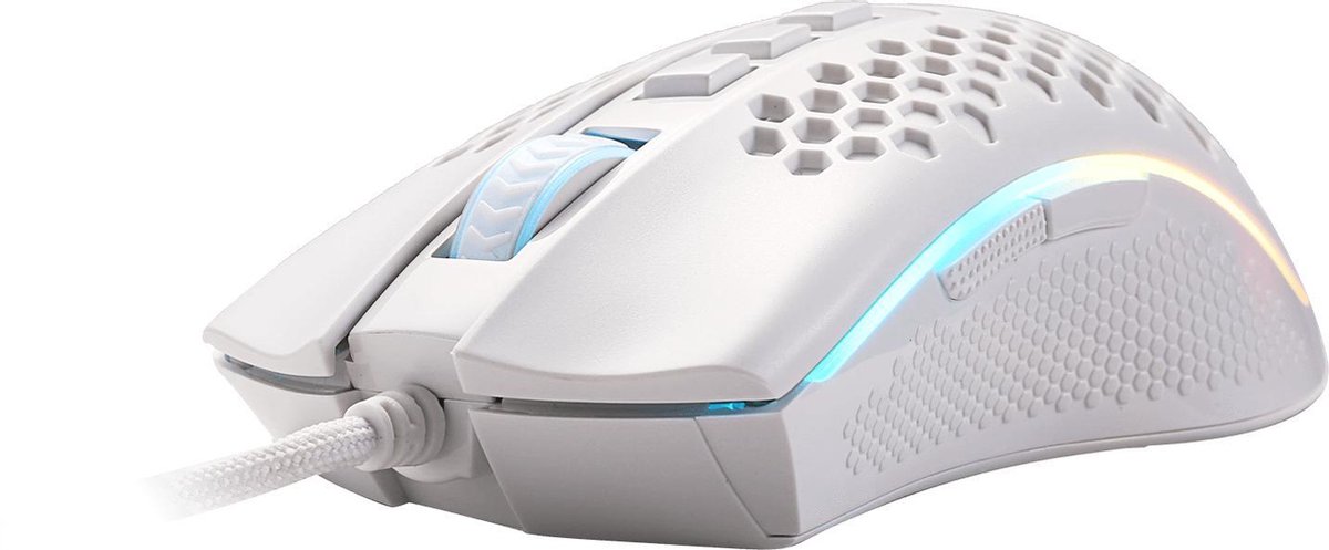 Redragon Storm White M808 RGB Gaming muis | 12400 DPI - Instelbare DPI ...
