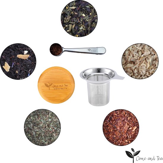 Verse thee 250gr - Thee zeef - Maatlepel - Luxe thee pakket - Thee mix ...