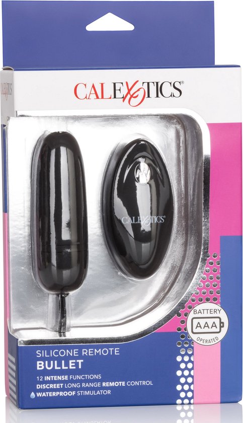 CalExotics - Silicone Remote Bullet - Eggs / Bullets Zwart | bol