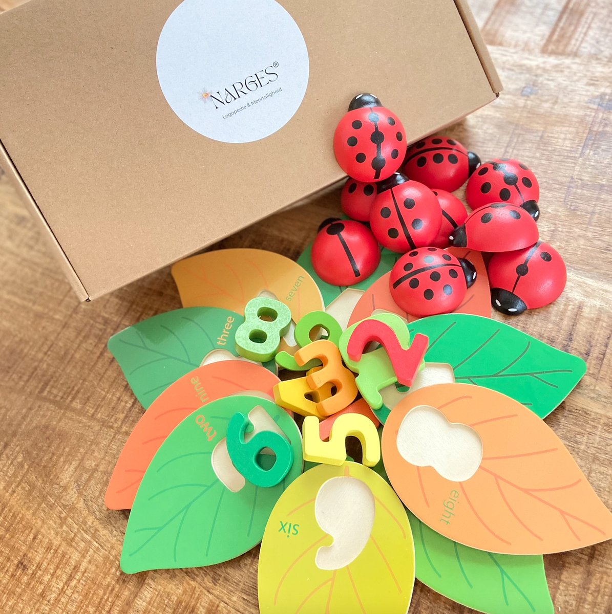 Narges®| MontessoriComptage| Coccinelles| Apprendre à compter ...