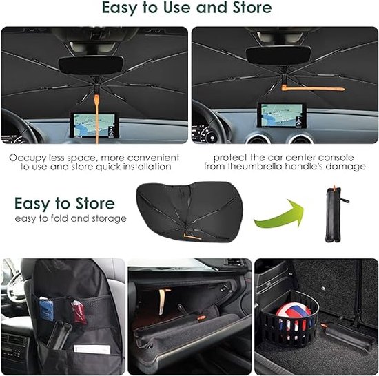 Premium Car sun blind blocks -Premium Auto zonwering blokken 71 x 130 ...