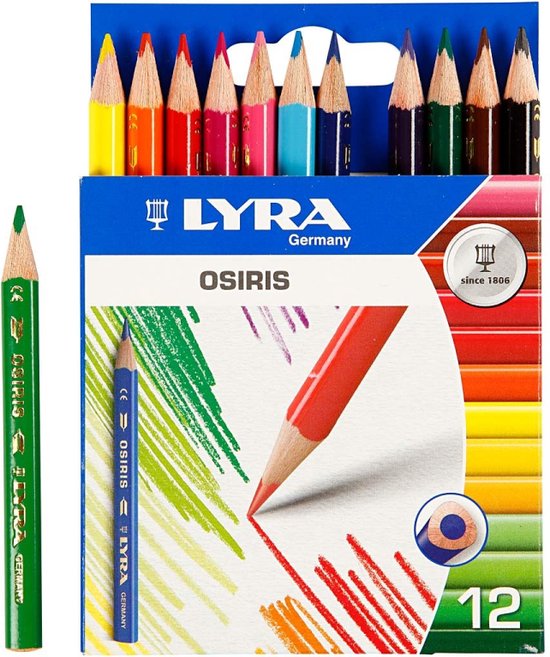 Lyra Osiris Kleurpotloden Mini 12 stuks | bol