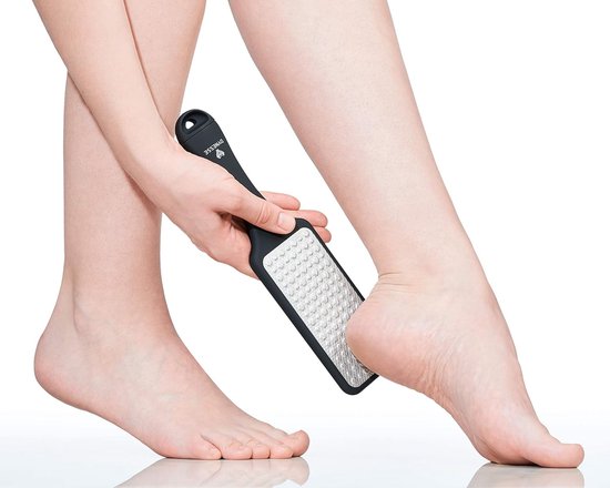 Pedicure Voetvijl. Professionele 3-in-1 Eeltverwijderaar met Mini-vijl ...