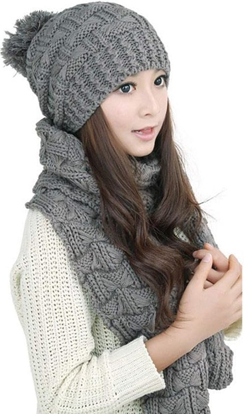 Sjaal en muts set | bol