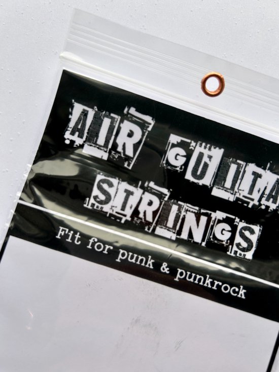 Air guitar strings - 2 zakjes - Snaren voor luchtgitaar - Fit for punk ...