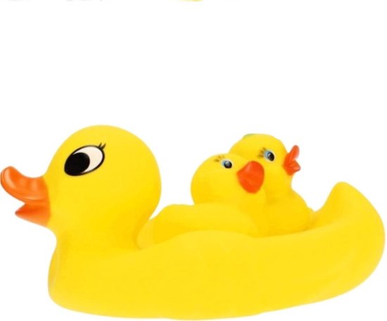 Mega Creative Badeend set Moeder & Kind Drijvende eendjes | bol