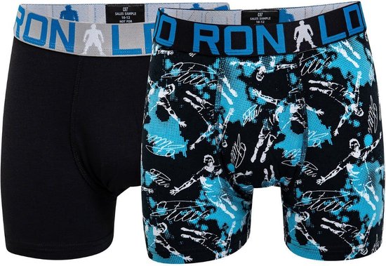 CR7 Lange short - 2 Pack Zwart - 8400-51-533 - 104-116 - Mannen | bol