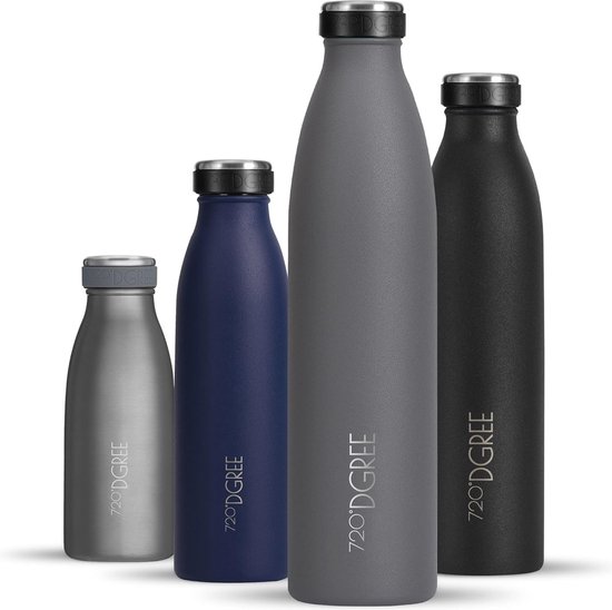 RVS Drinkfles ‘milkyBottle’ - 750 ml - BPA-vrij, Lekvrij, Geschikt voor ...