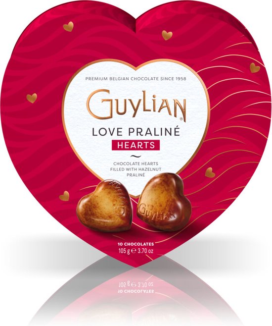 2x Guylian Chocolade Praline Hartjes 105 gr | bol