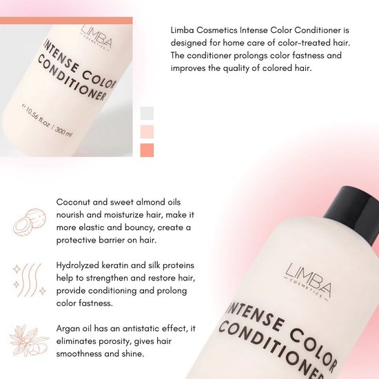 Limba Cosmetics – Home Line – Intense Color Conditioner – Conditioner ...
