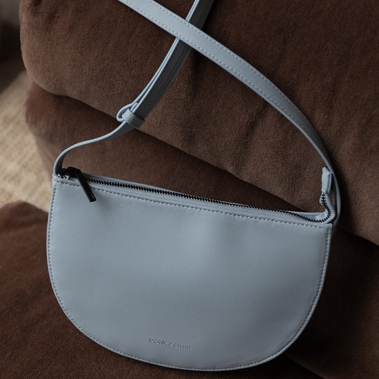 Monk & Anna Farou Half Moon Bag | Blue Sky | bol
