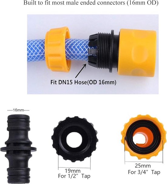 slangkoppeling set / Verdeler Slangkoppeling - HOOGWAARDIGE MATERIALEN ...