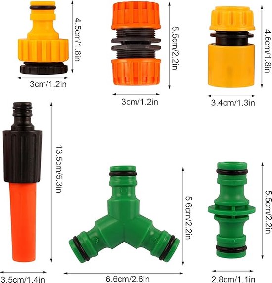 slangkoppeling set / Verdeler Slangkoppeling - HOOGWAARDIGE MATERIALEN ...