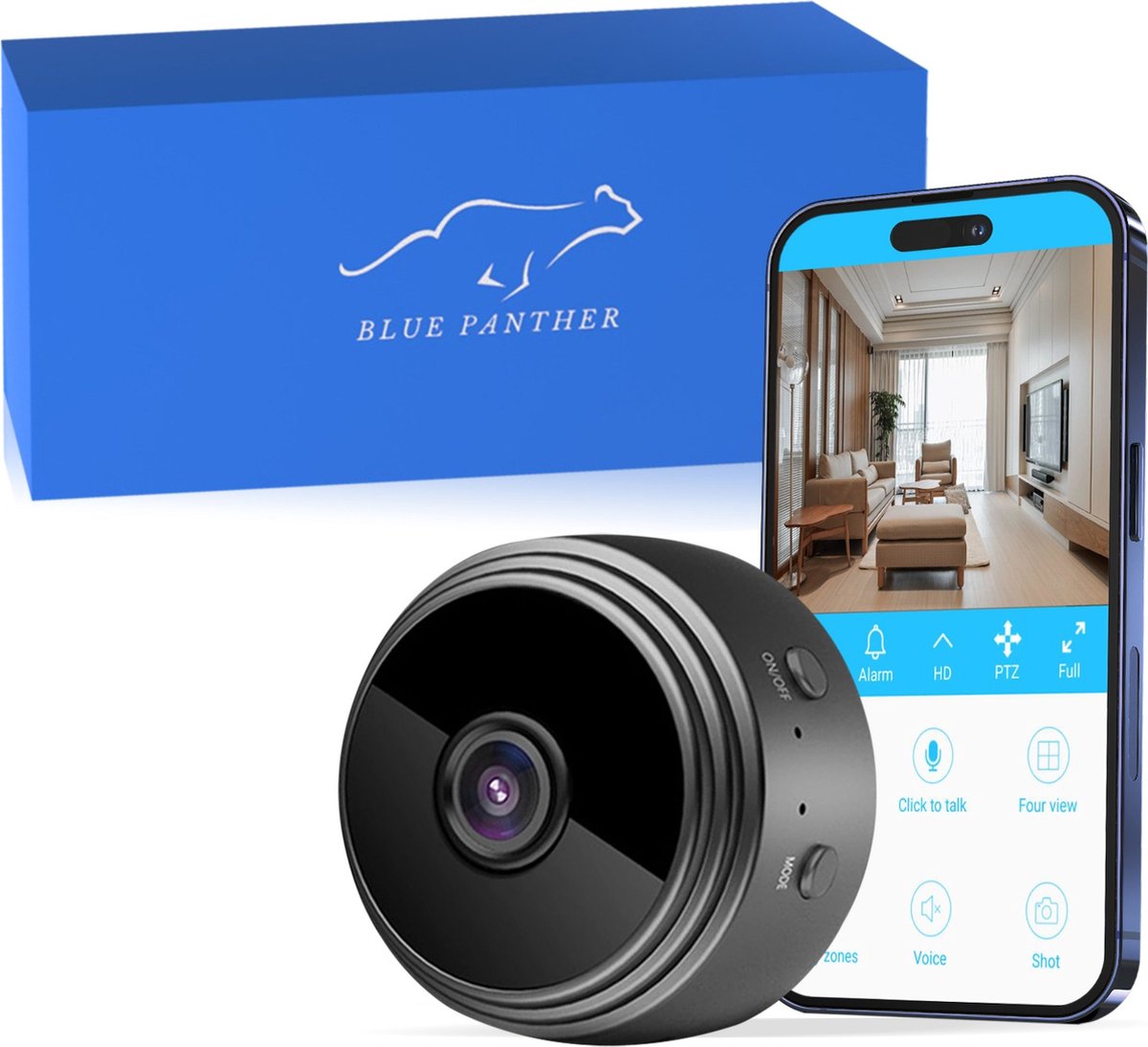 Blue Panther Spy Camera - Spy Cam - Verborgen Camera - Mini Camera ...