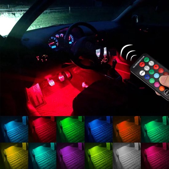 Auto ambient light set - Interieur sfeerverlichting - Draadloos met ...