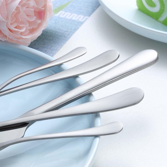 Bestekset voor 6 personen, 36-delige bestekset met steakmaat, bestekset ...