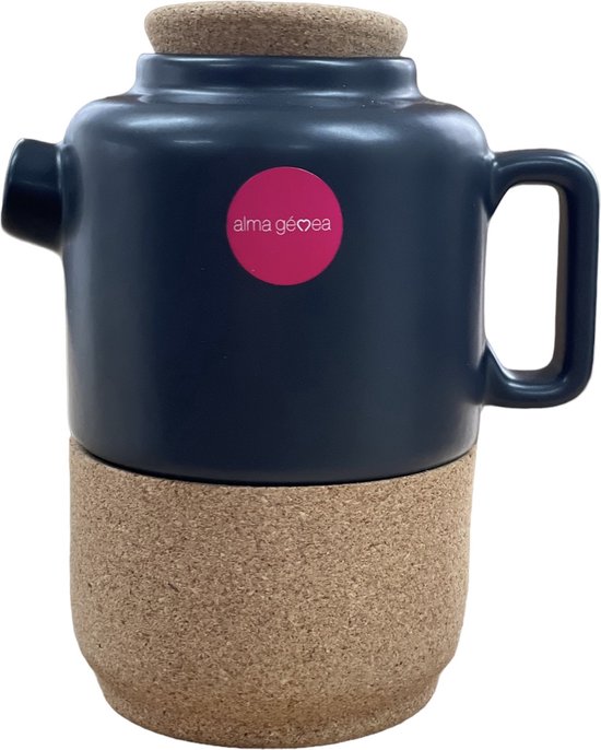 Alma Gemea teapot for 2 mat zwart | bol