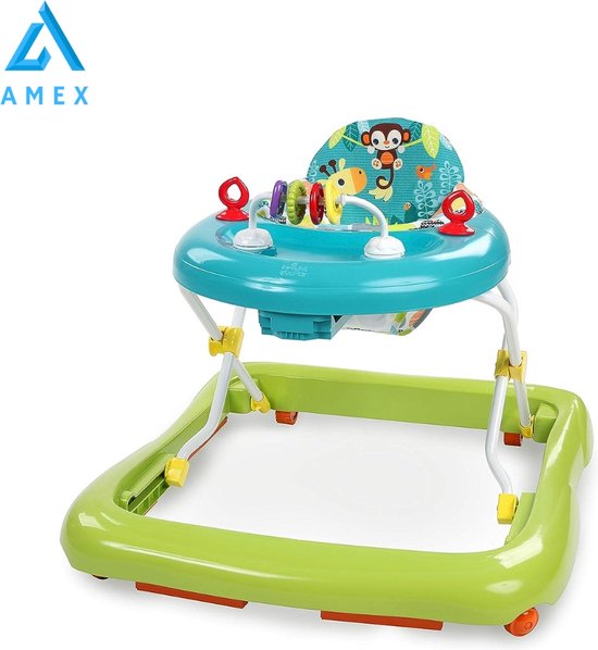 Amex Loopstoeltje Baby - Baby Walker 2-in-1 Safari - Loopwagen Baby ...