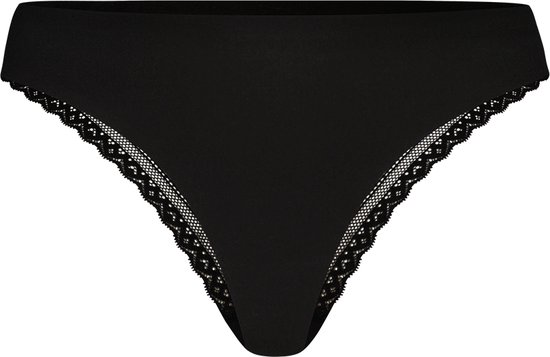 Ten Cate Secrets kanten dames string - Invisible - S - Zwart | bol